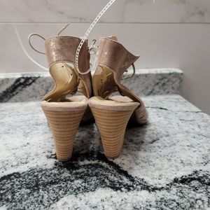 Paul Green | Shoes | Paul Greenbrown Cosmo Peep Toe Laceup Bootie Blush ...